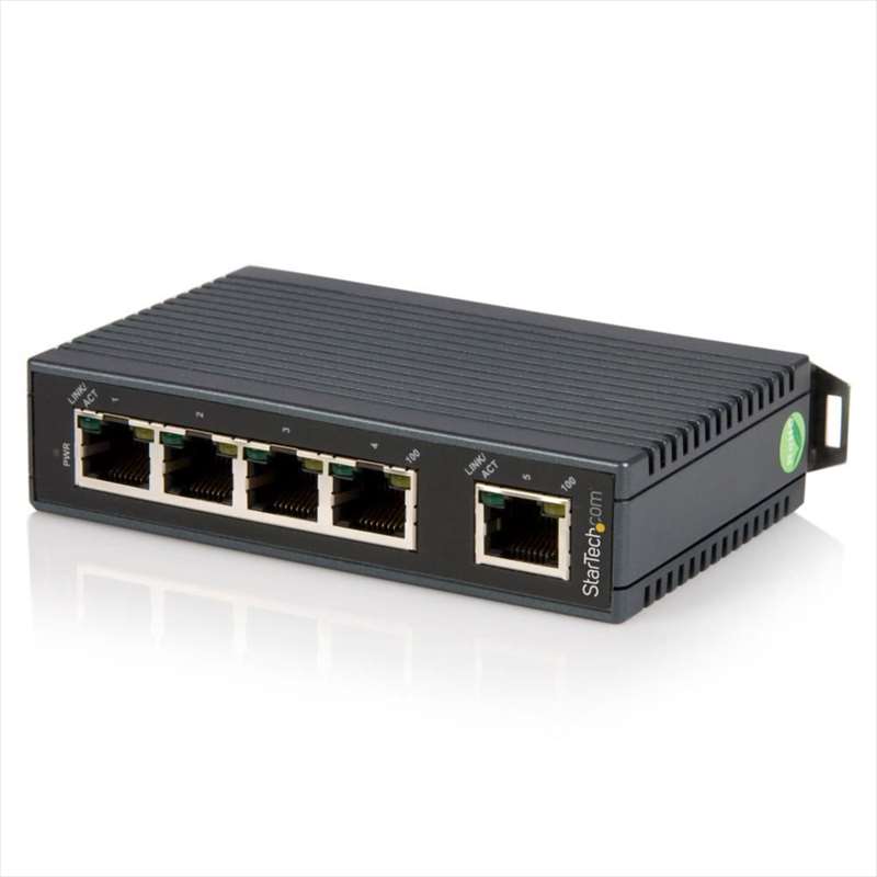IES5102 5ポート産業用スイッチングハブHUB DINレールに取付け可能LAN用ハブ 10 100Mbps対応ネットワークハブ 12