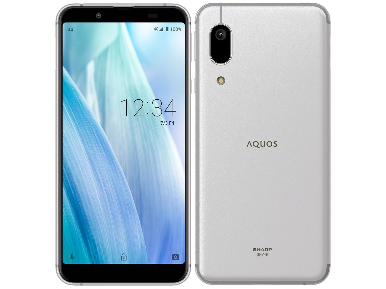 AQUOS sense3 basic シルバー /SHV48SSU 【UQ SIMFREE】 各サイトで併売につき売切れのさいはご容赦願います。 | スマートフォン | UQ mobile ...