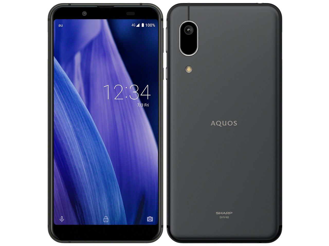 AQUOS sense3 basic ブラック /SHV48SKU 【UQ SIMFREE】 各サイトで併売につき売切れのさいはご容赦願います。 | スマートフォン | UQ mobile ...