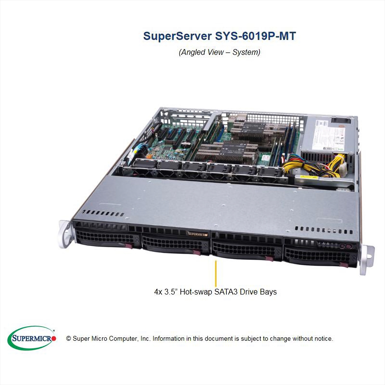 Super Micro SYS-6019P-MT SYS-6019P-MT | SuperMicro 社製品 | PCパーツと自作パソコン ...