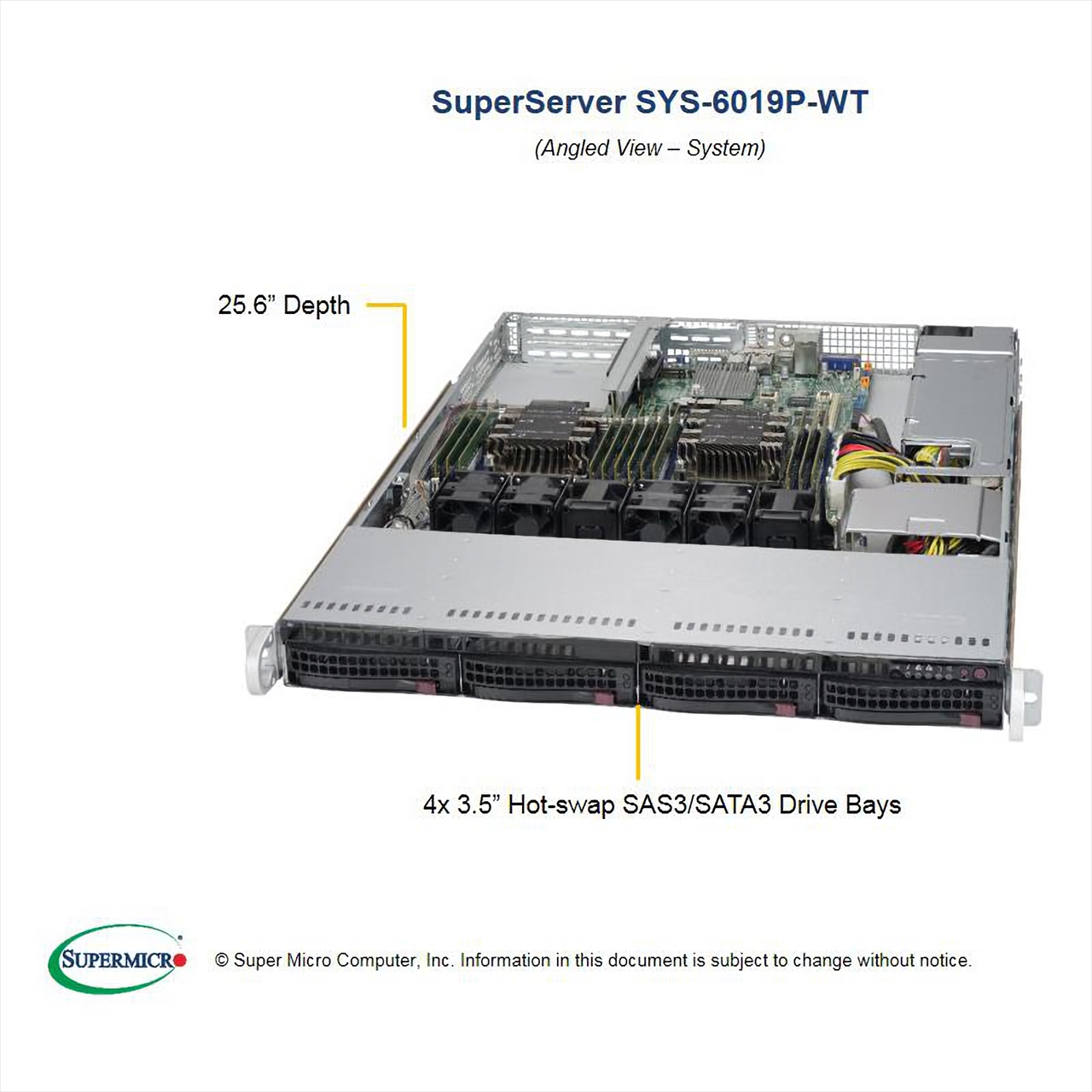 Super Micro SYS-6019P-WT SYS-6019P-WT | SuperMicro 社製品 | PCパーツと自作パソコン ...
