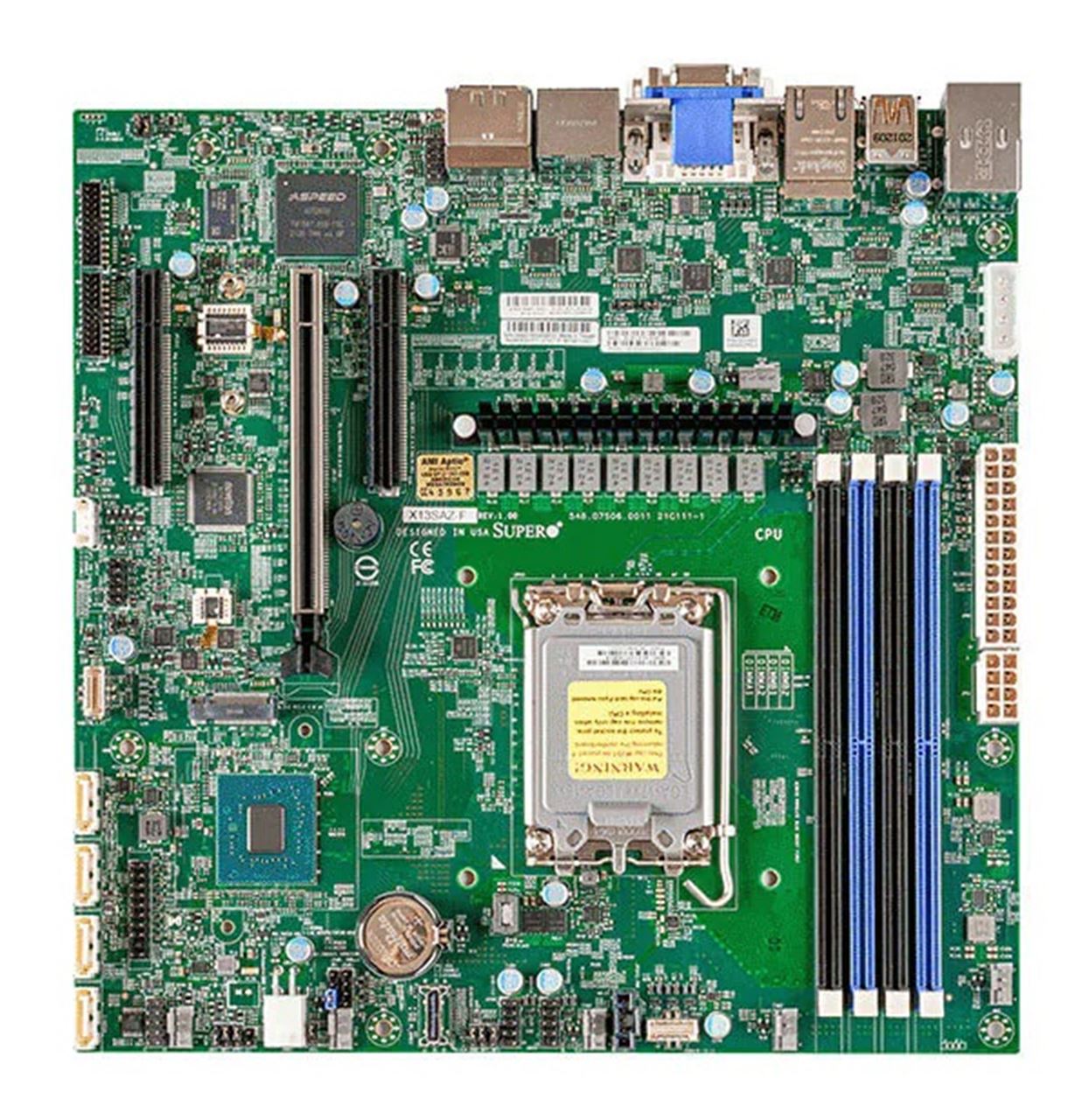 Super Micro MBD-X13SAZ-F-O MBD-X13SAZ-F-O | SuperMicro 社製品 | PCパーツと自作パソコン・組み立てパソコンの専門店 | 1's PCワンズ