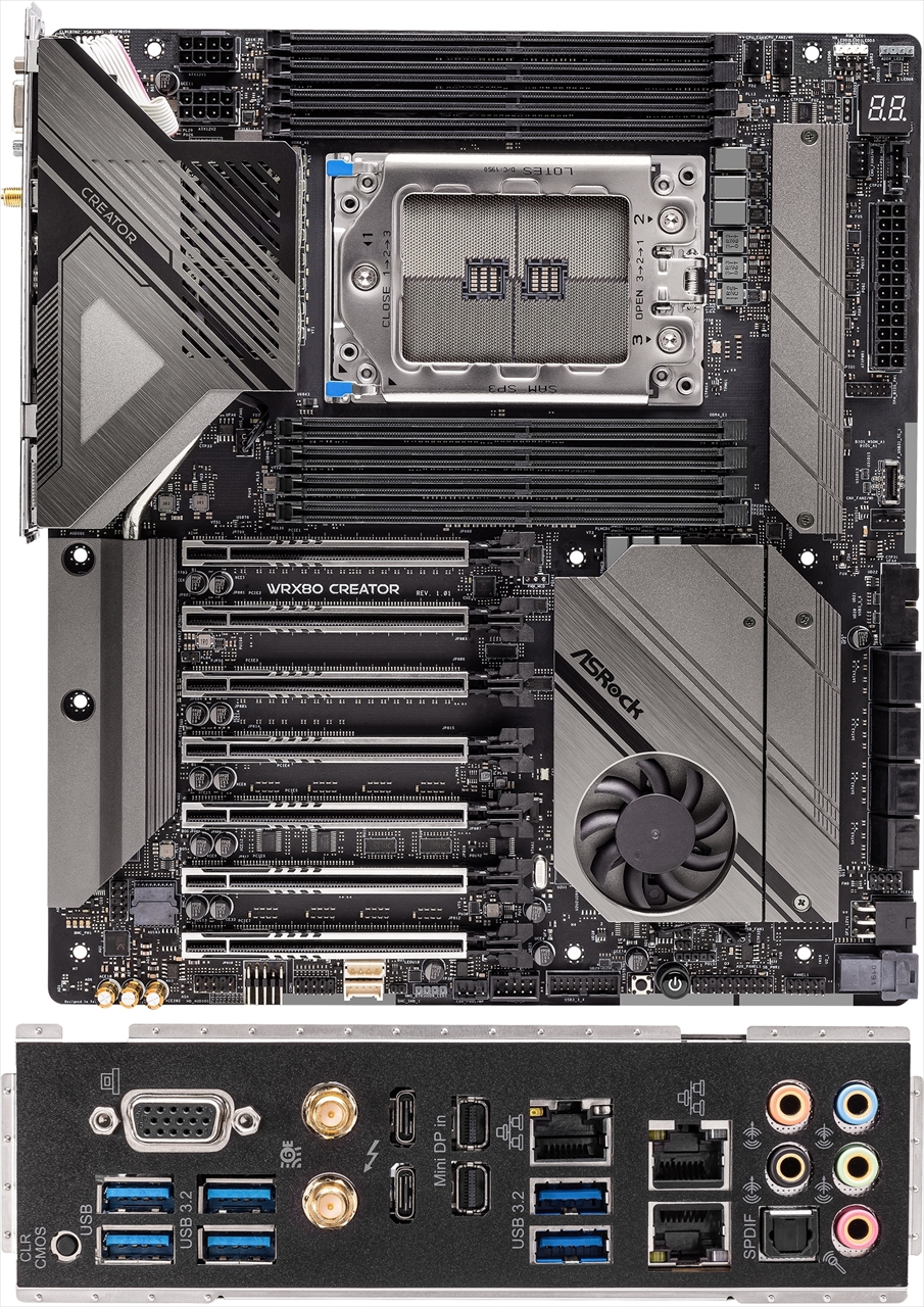 WRX80 Creator | E-ATX | AMD Socket sWRX8 (LGA4094) | マザーボード | PCパーツと自作 ...