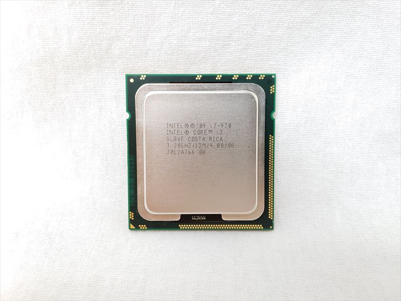 Core i7 970 バルク (3.20GHz/Turbo時3.46Ghz/4.8GTsec/L2 256KBx6/L3 12MB/6 ...
