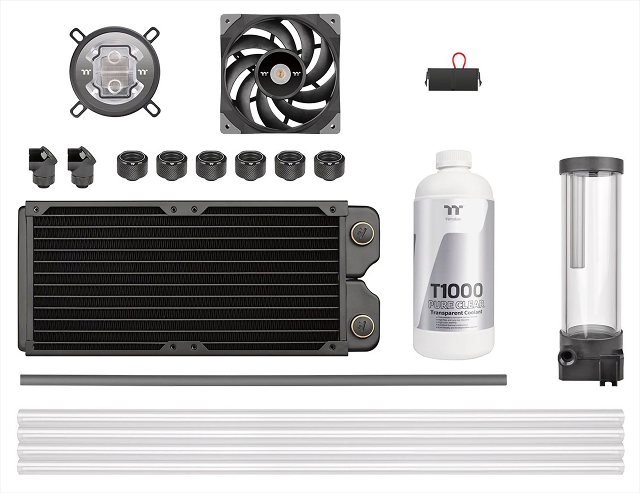 CL-W305-CU12BL-A Pacific TOUGH C240 DDC Hard Tube LIQUID COOLING KIT ...