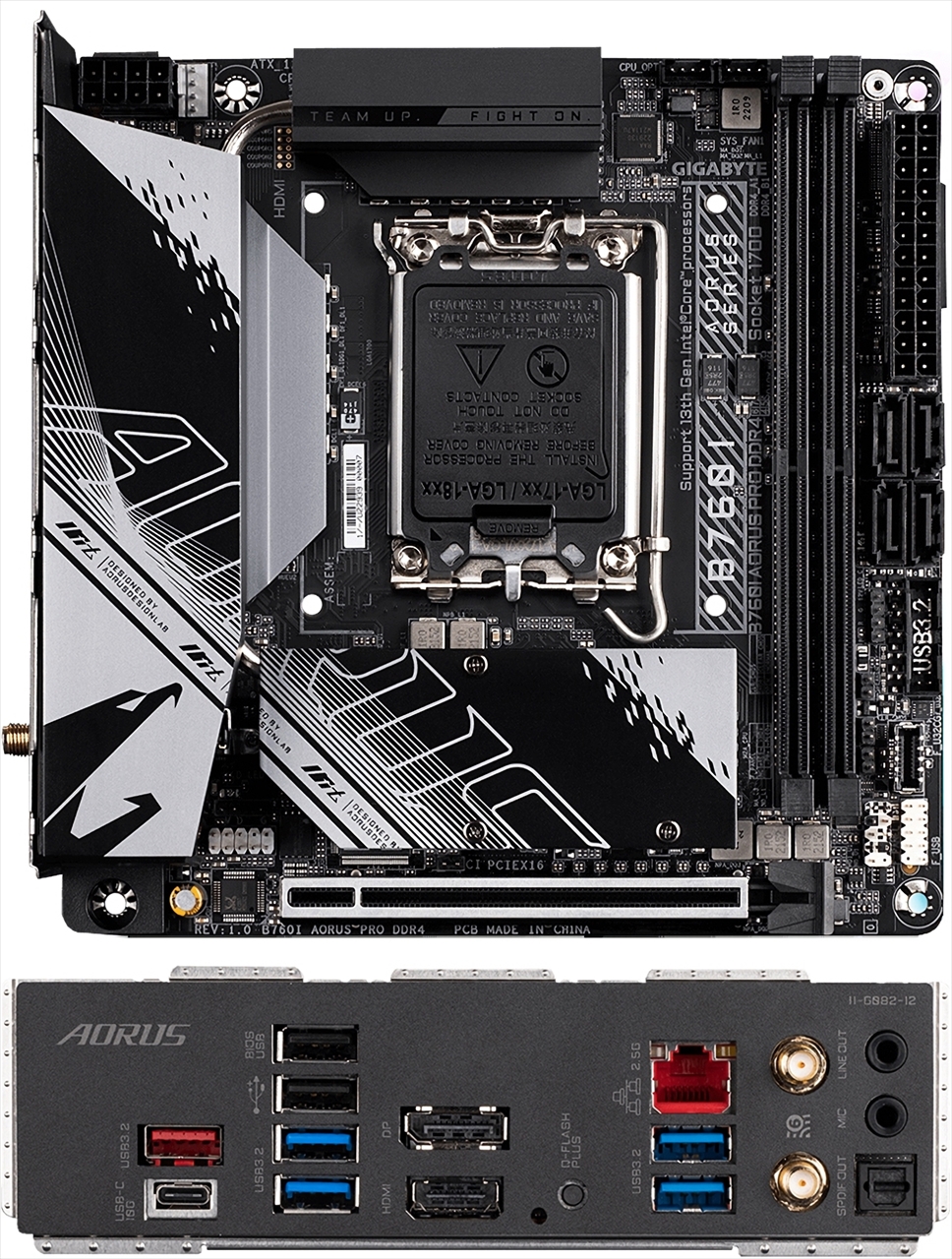 B760I AORUS PRO DDR4 | Mini-ITX | Intel LGA1700 | マザーボード | PCパーツと自作パソコン・組み立てパソコンの専門店 | 1's PCワンズ