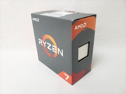 Ryzen 7 1700X BOX (8-core 16-thread/3.4GHz/ターボブースト時 3.8GHz/L2 512kB x 8 ...