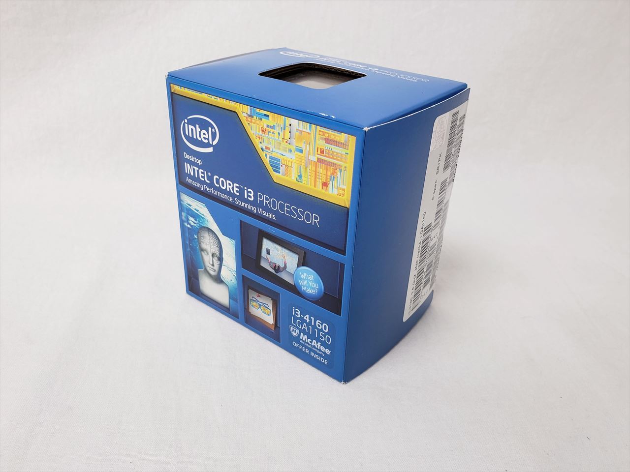 Core i3-4160 BOX (3.60GHz/ターボブーストなし/2-core 4-thread/L2=256kB x2 L3=3MB ...