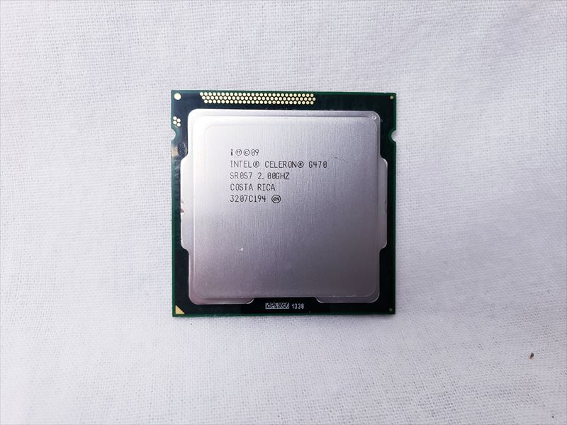 Celeron G470 バルク (2.00GHz/ターボブーストなし/1-core 2-thread/L2=256kB L3=1.5MB ...