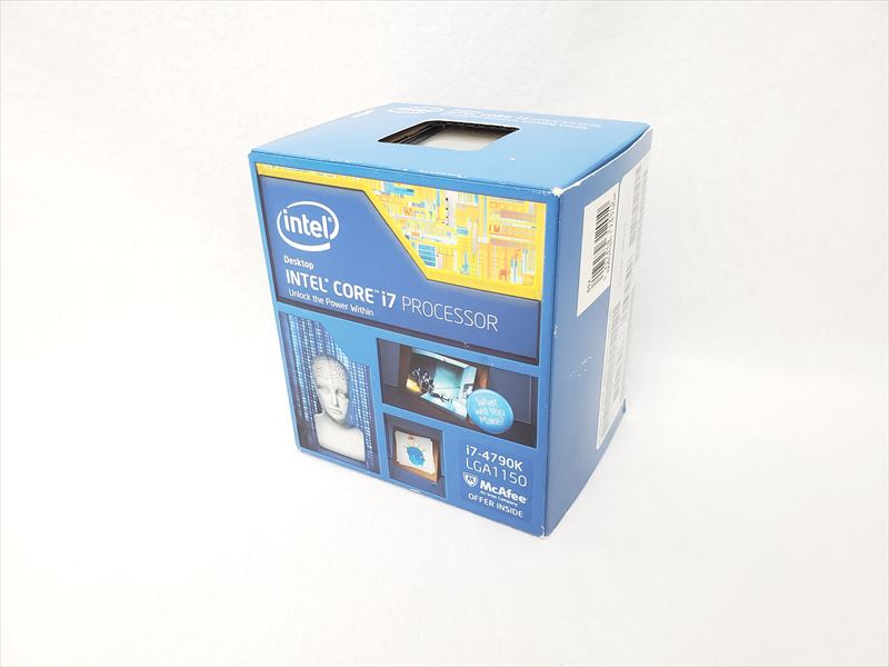 Core i7-4790K BOX (4.00GHz/ターボブースト時4.40GHz/4-core 8-thread/L2=256kB x4 ...