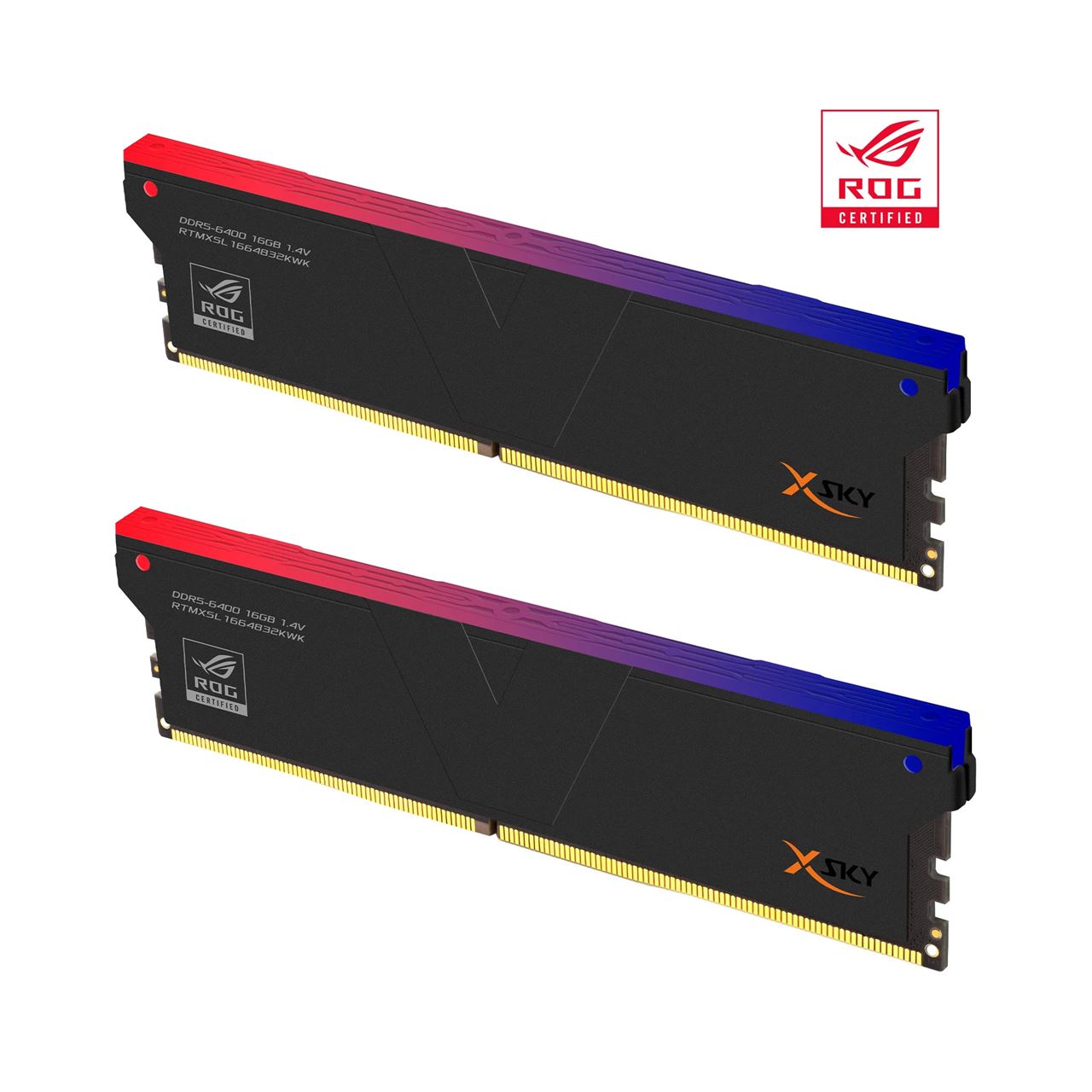 RTMXSL1664832KWK ROG-CERTIFIED Manta XSky RGB Series | 288pin DDR5 ...
