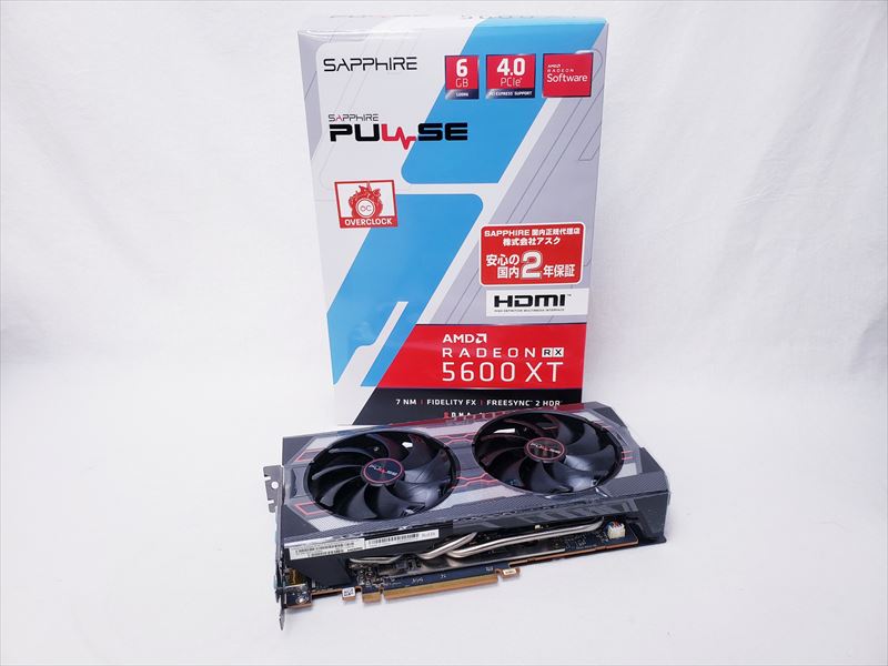 SAPPHIRE PULSE RADEON RX 5600 XT 6G GDDR6 HDMI / TRIPLE DP OC W/BP ...