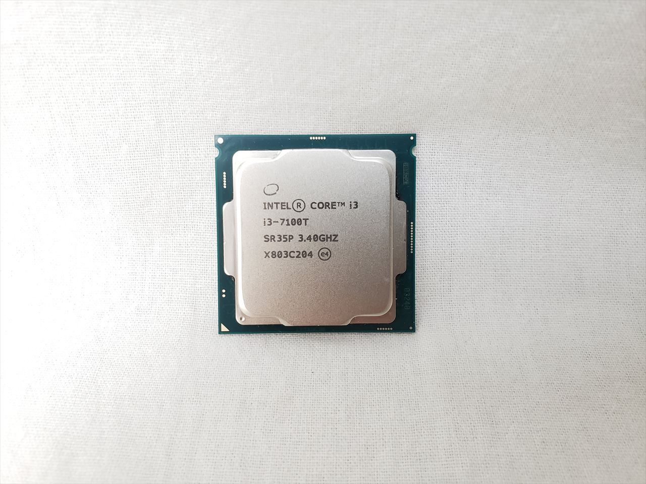 Core i3-7100T バルク (3.40GHz/ターボブーストなし/2-core 4-thread/Total Cache 3MB ...