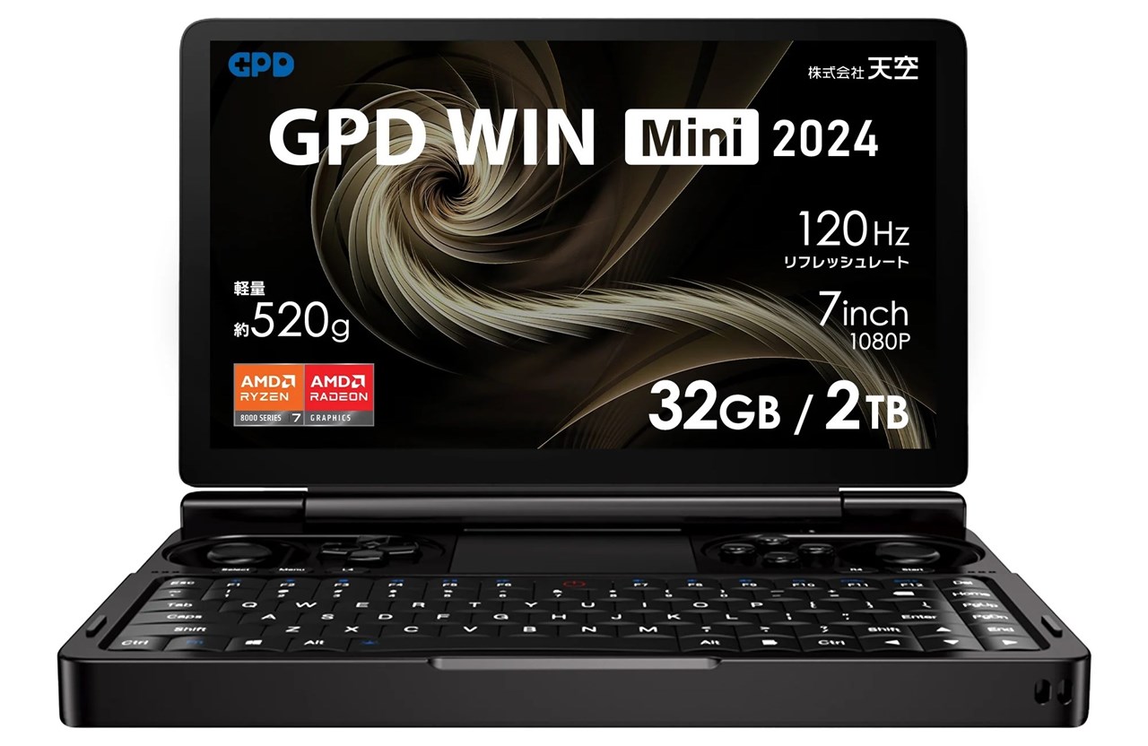 GPD WIN MINI 2024 8840U+32GB+2TB GPDWINMINI86420 | ゲーミングノートPC | パソコン本体 | PCパーツと自作パソコン・組み立てパソコンの ...