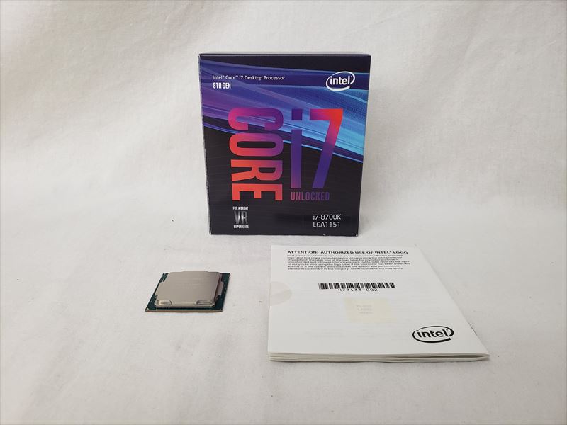 Core i7-8700K BOX (3.70GHz/ターボブースト時4.70GHz/6-core 12-thread/Total Cache ...