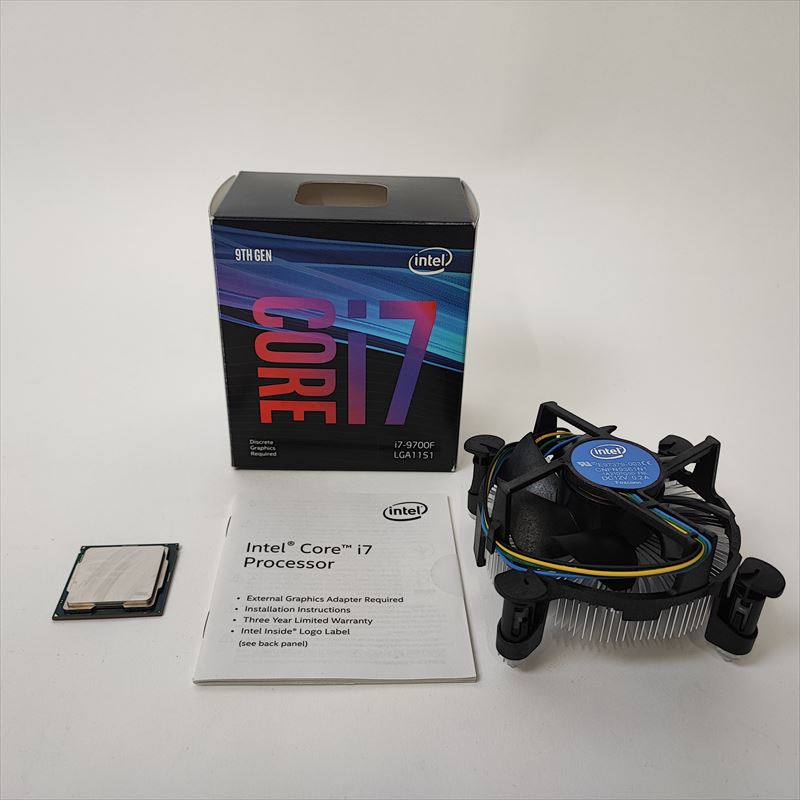 Core i7-9700F BOX (3.00GHz/ターボブースト時4.70GHz/8-core 8-thread/Total Cache 12MB/TDP65W) 各サイトで併売につき ...