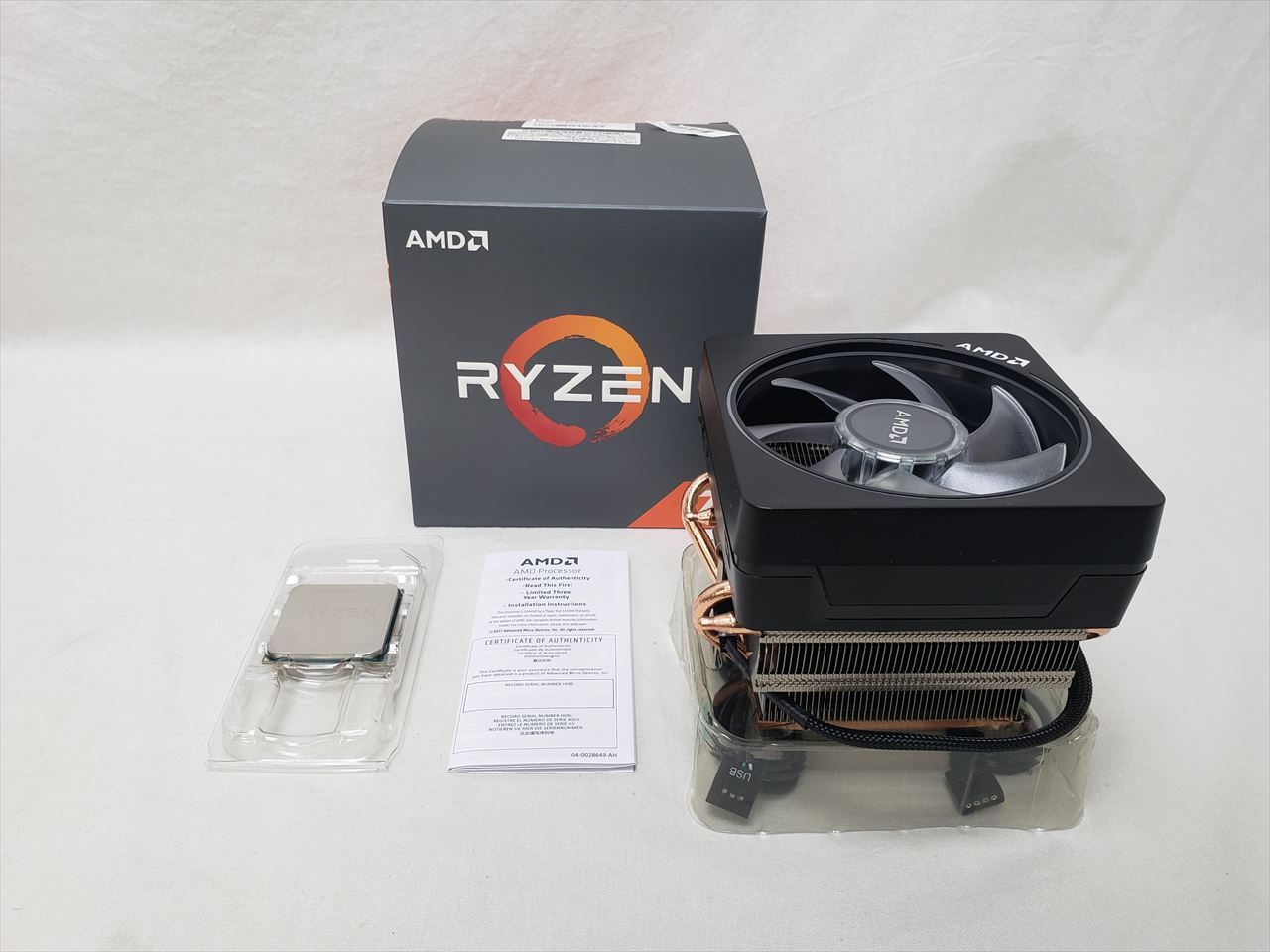 Ryzen 7 2700X with Wraith Prism cooler (8-core 16-thread/3.7GHz/4.3GHz ...