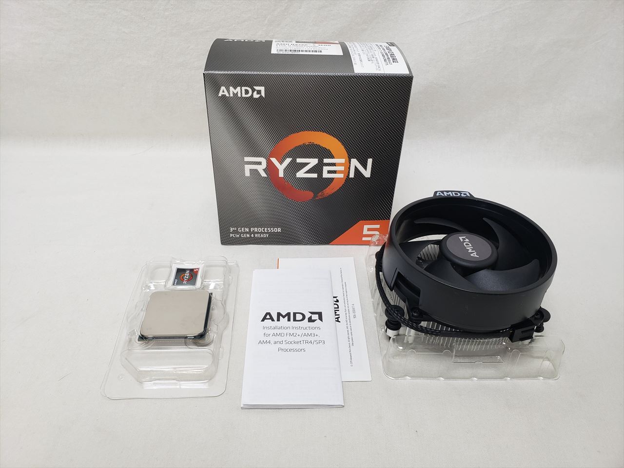 Ryzen 5 3600 With Wraith Spire cooler (6C12T/3.6GHz（4.2）/65W/Total ...