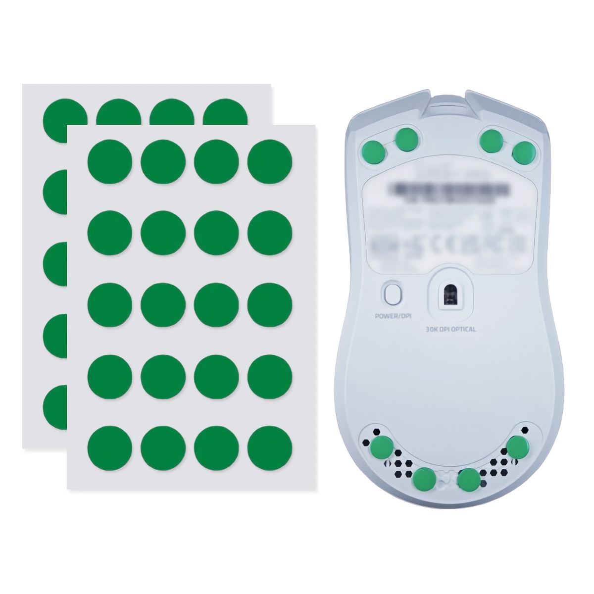 X-raypad Jade Air PTFE Universal Dot Mouse Skates 40個入り | マウスソール ...