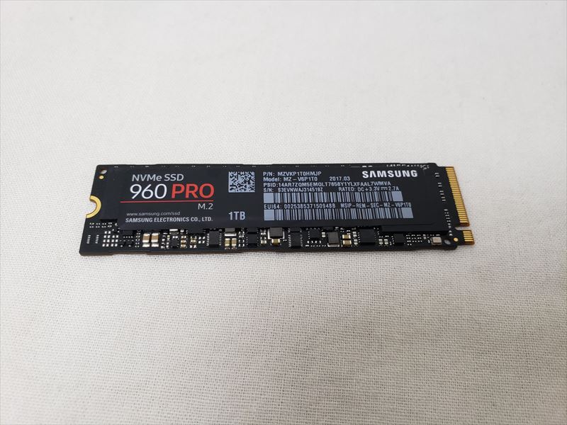 960 PRO MZ-V6P1T0B 各サイトで併売につき売切れのさいはご容赦願います。 | Western Degital | M.2 | SSD | PCパーツと自作パソコン・組み立て ...